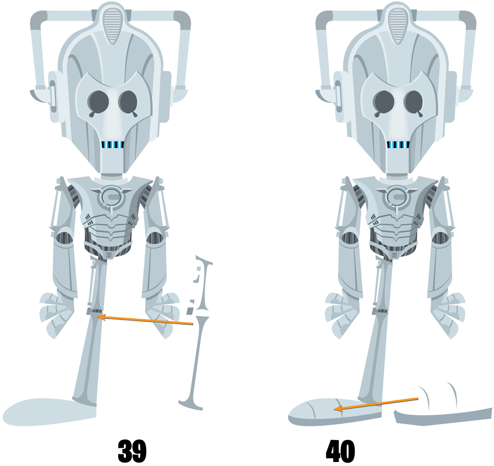 Bob Canada's BlogWorld: How To Draw A Cyberman In 42 Easy Steps