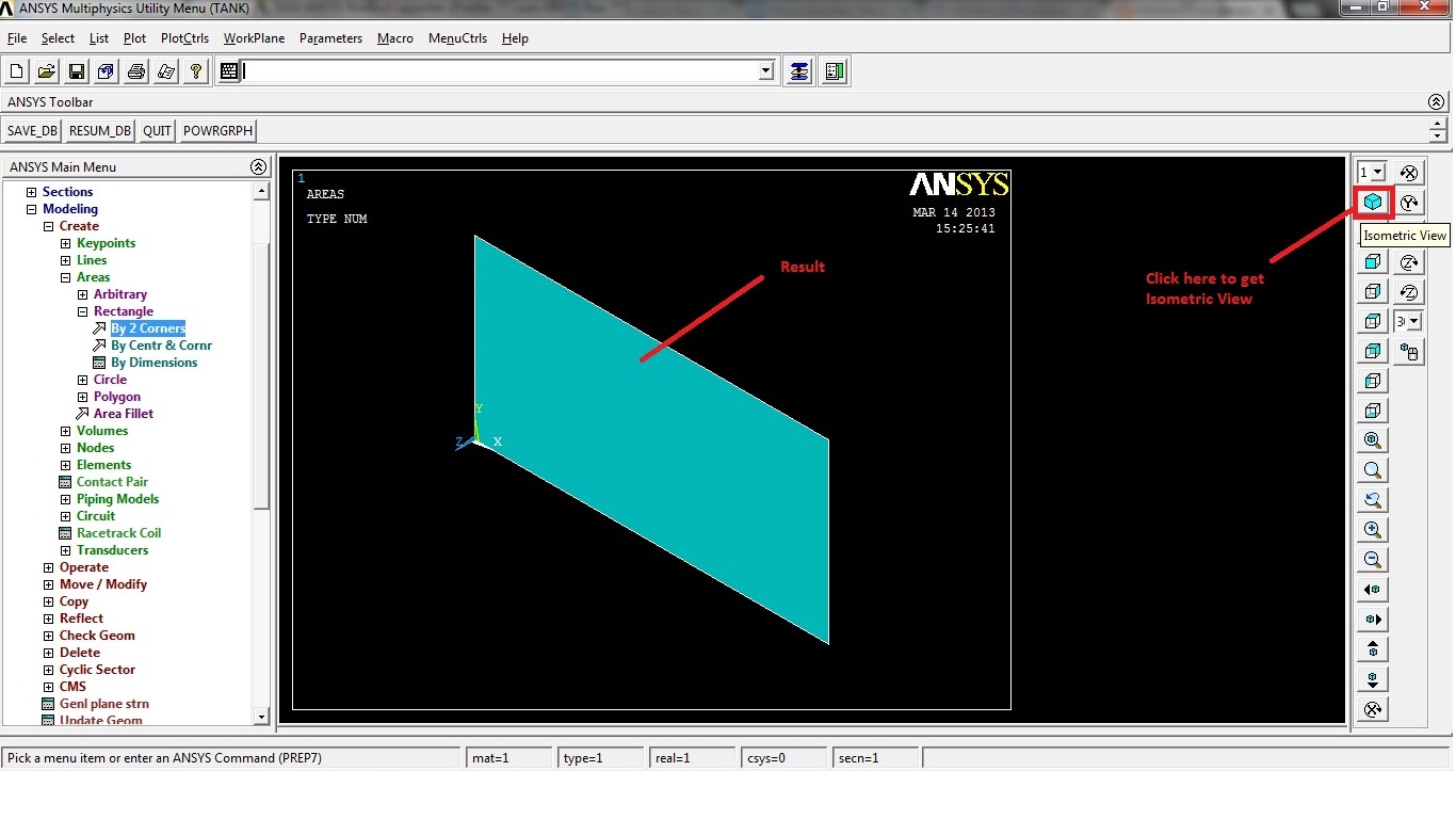 FRANSYS: How to design a Tank Model in ANSYS