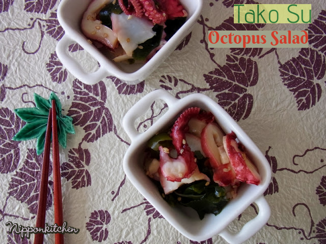 สลัดปลาหมึกยักษ์ (Tako Su たこ酢) - Nipponkitchen