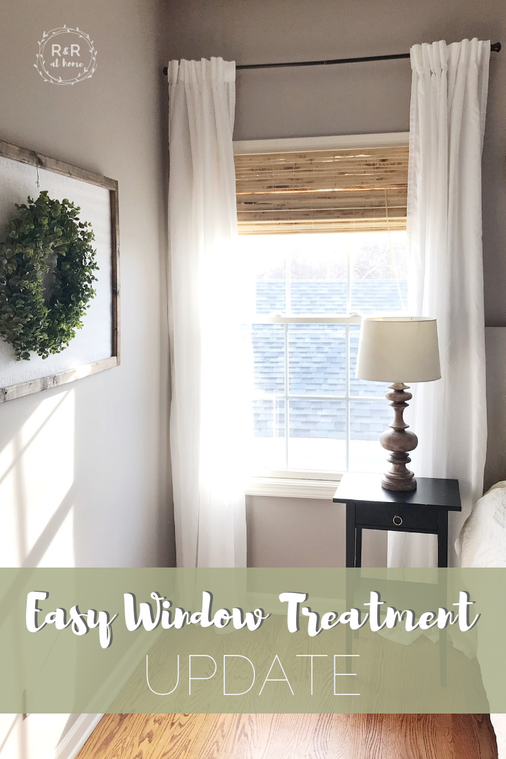 Easy Window Treatment Update | R&R at home