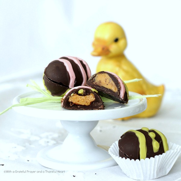 Peanut Butter Chocolate Easter Eggs - Grateful Prayer | Thankful Heart