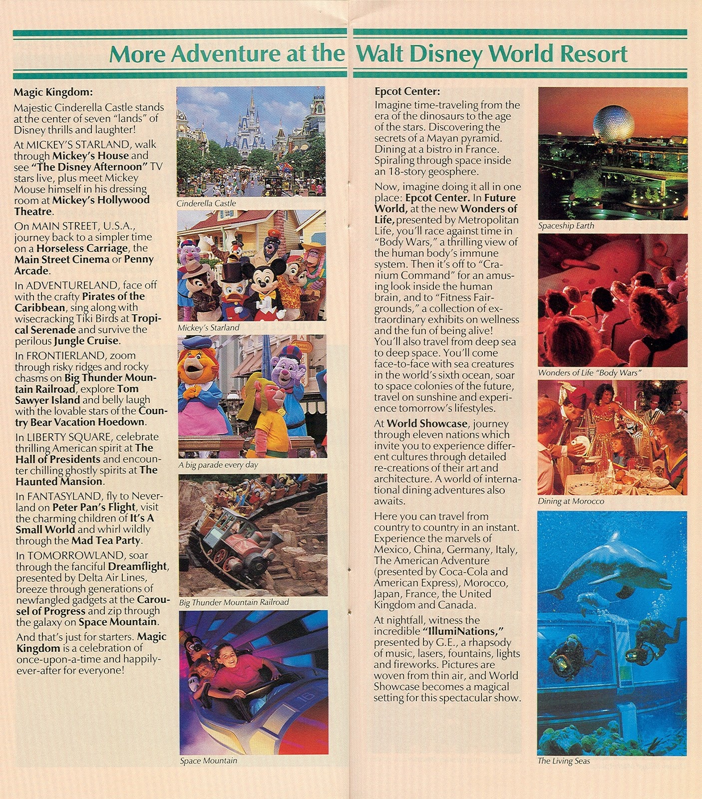 Disney Vacation Kingdom: 1991 Disney-MGM Studios Guidemap