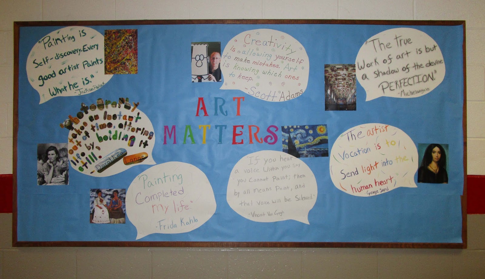 Hey, That's My Art Teacher: The Bulletin Board Project