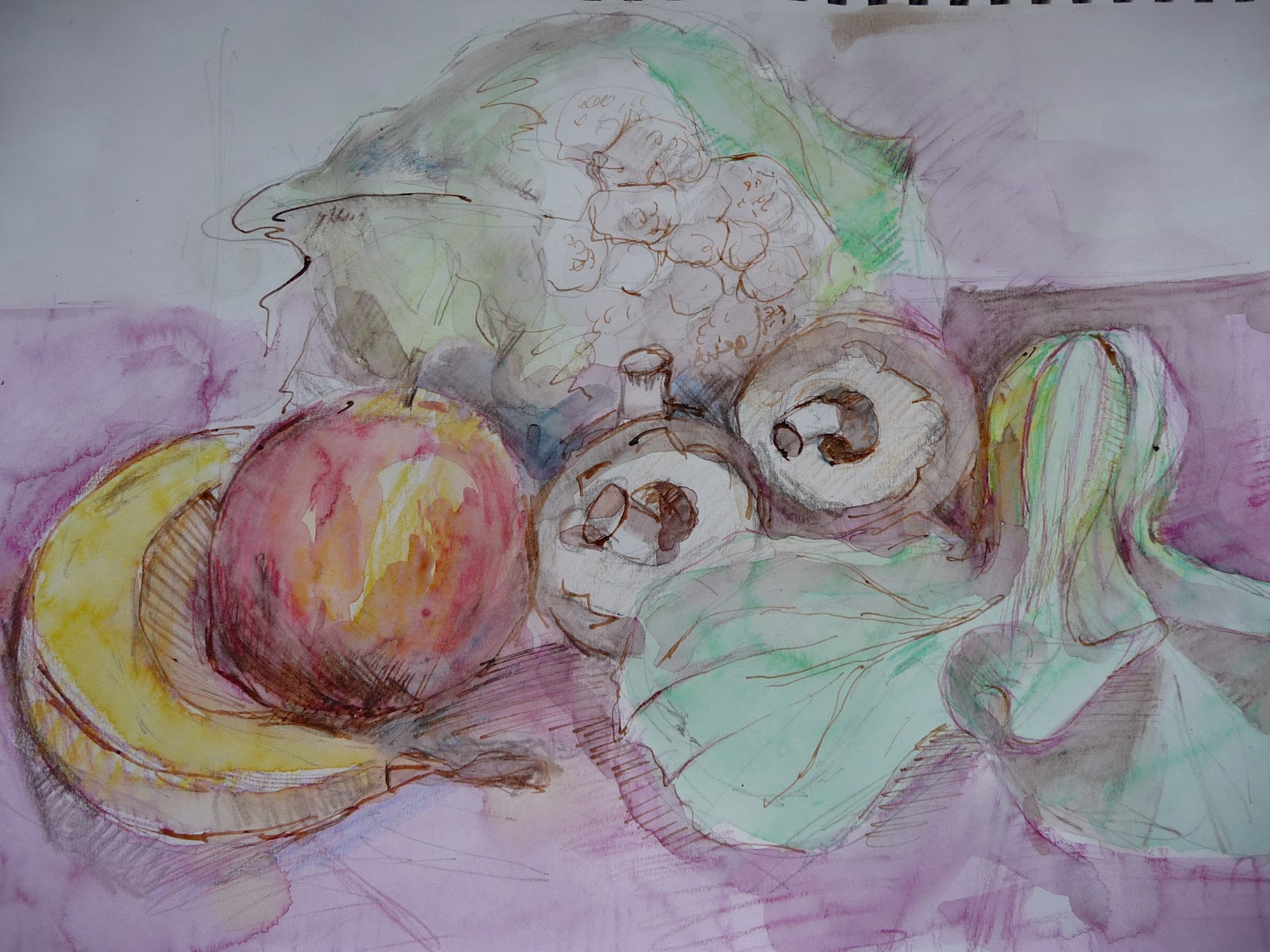 Sarah Hill's Art : Mark making. oil pastels. tonal exercise. pencil ...