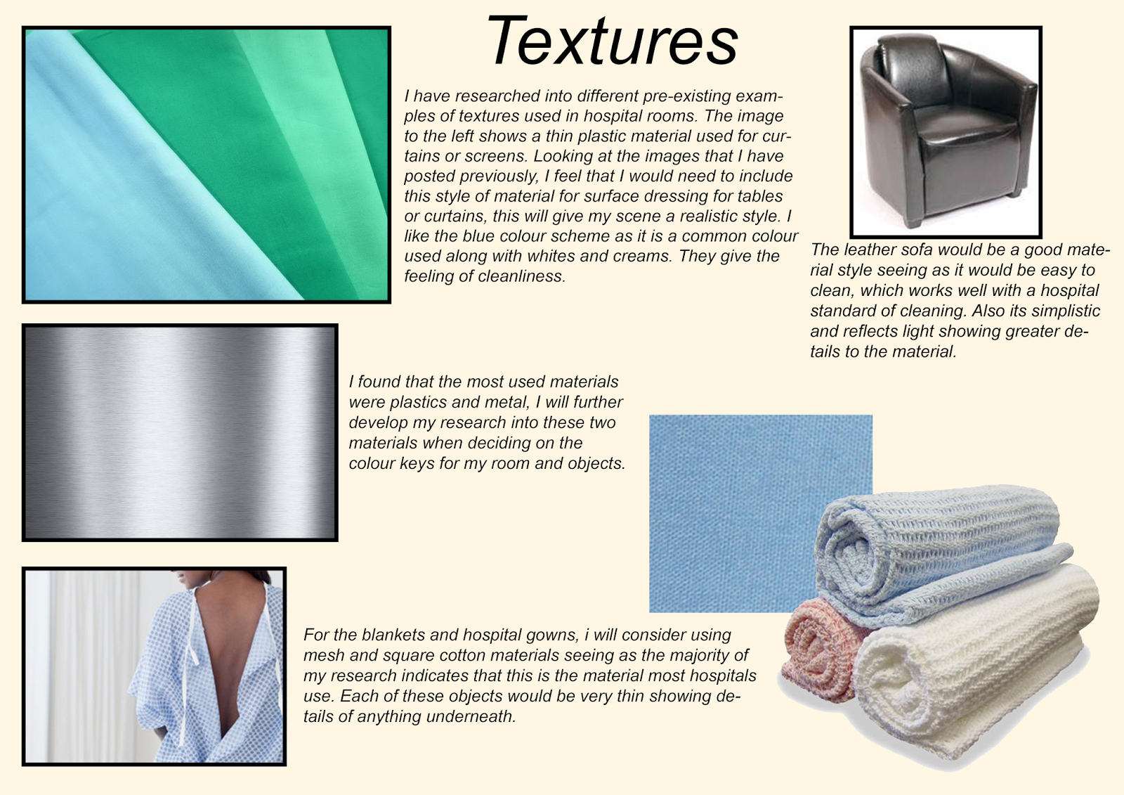 Brooke Hayes Animation Third Year: Hospital Room Textures