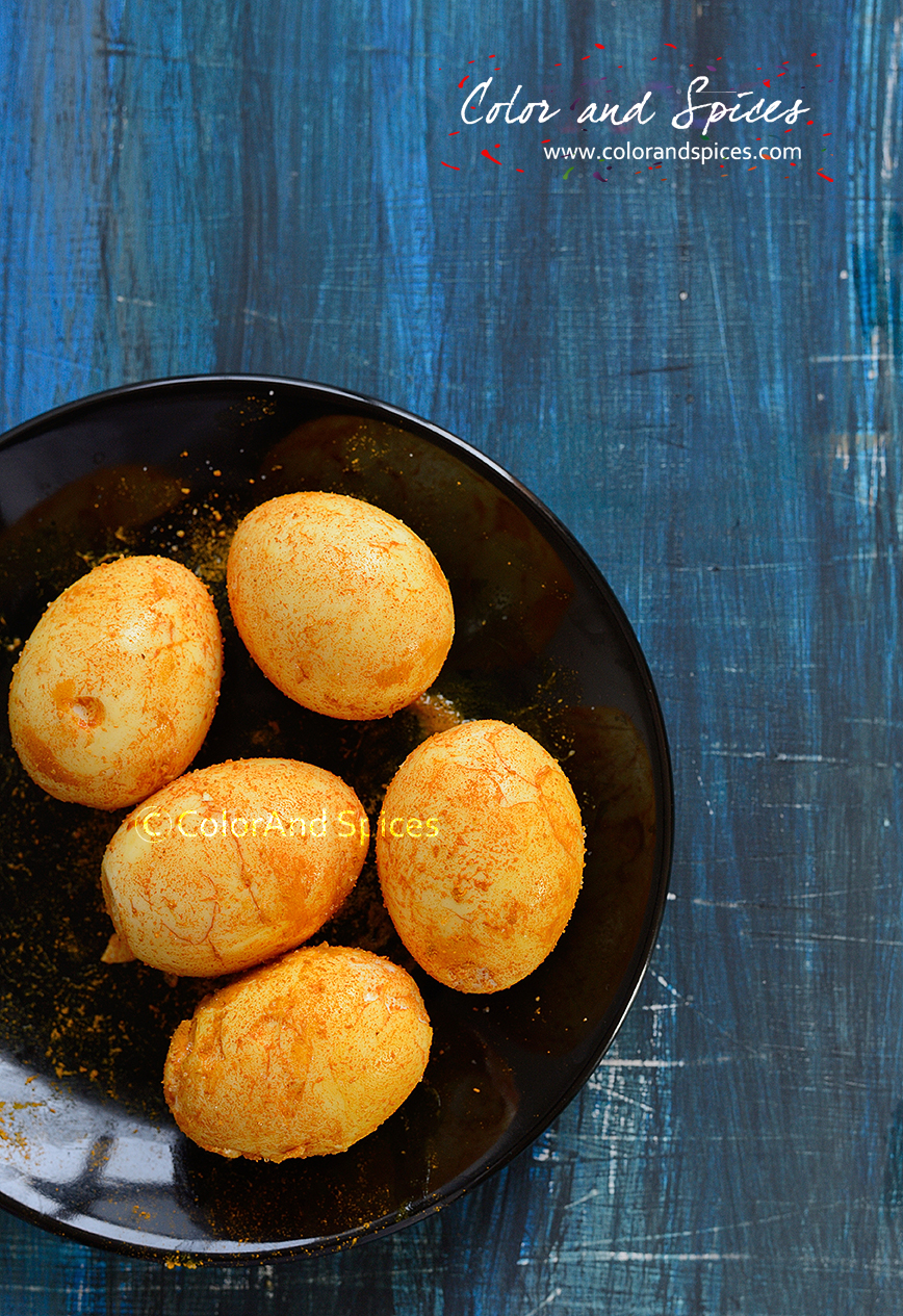 Color and Spices: Spicy egg curry...