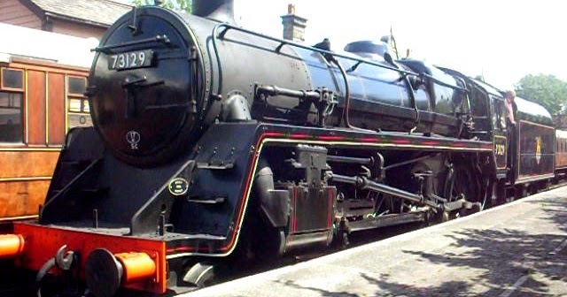 Steam Memories: British Railways Standard Class 5 No. 73129 with ...