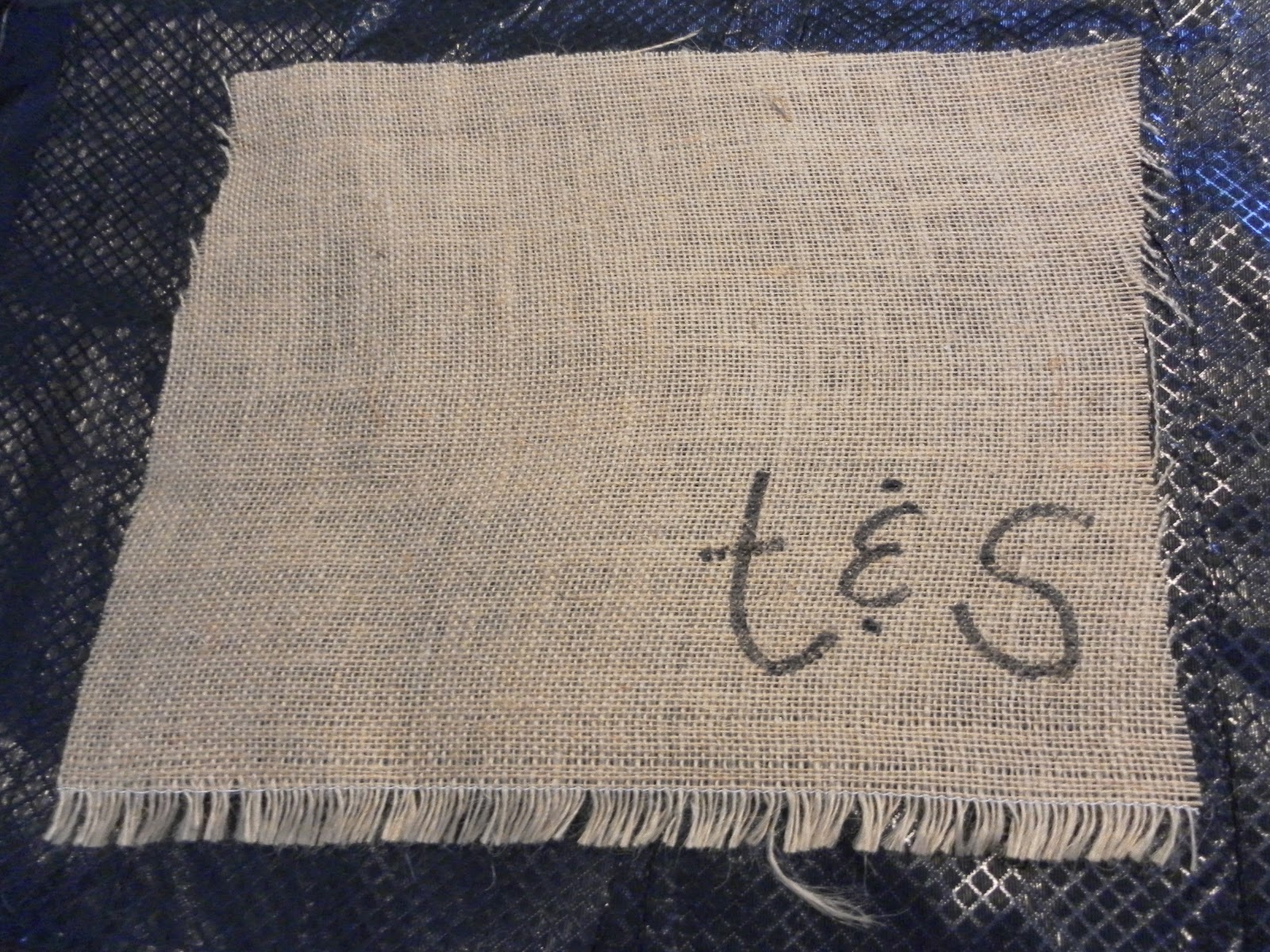 Wool & Flax: Easy Burlap place mats