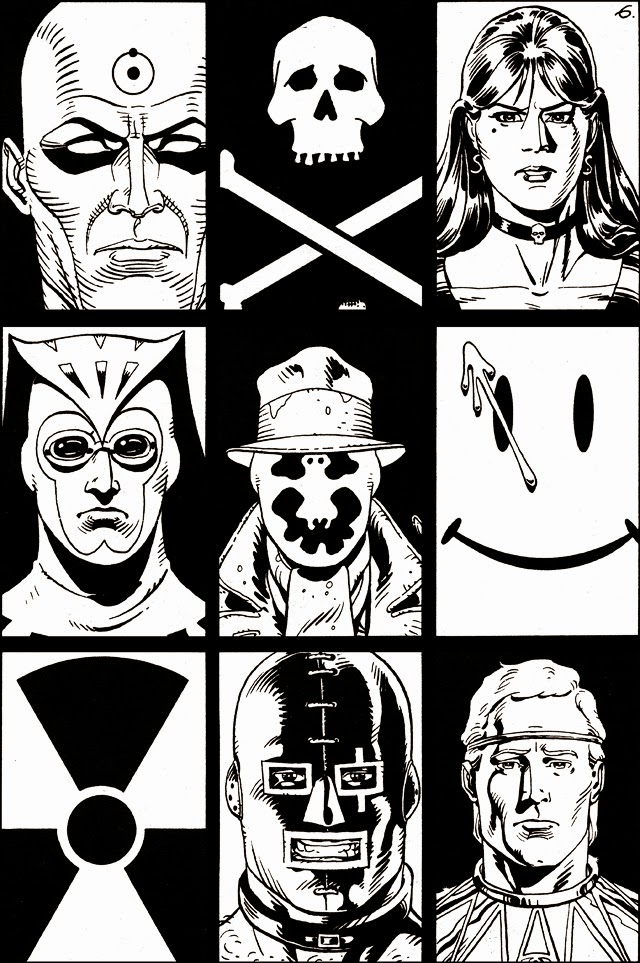 DC Comics of the 1980s: 1986 - Nine panel grid of characters from ...