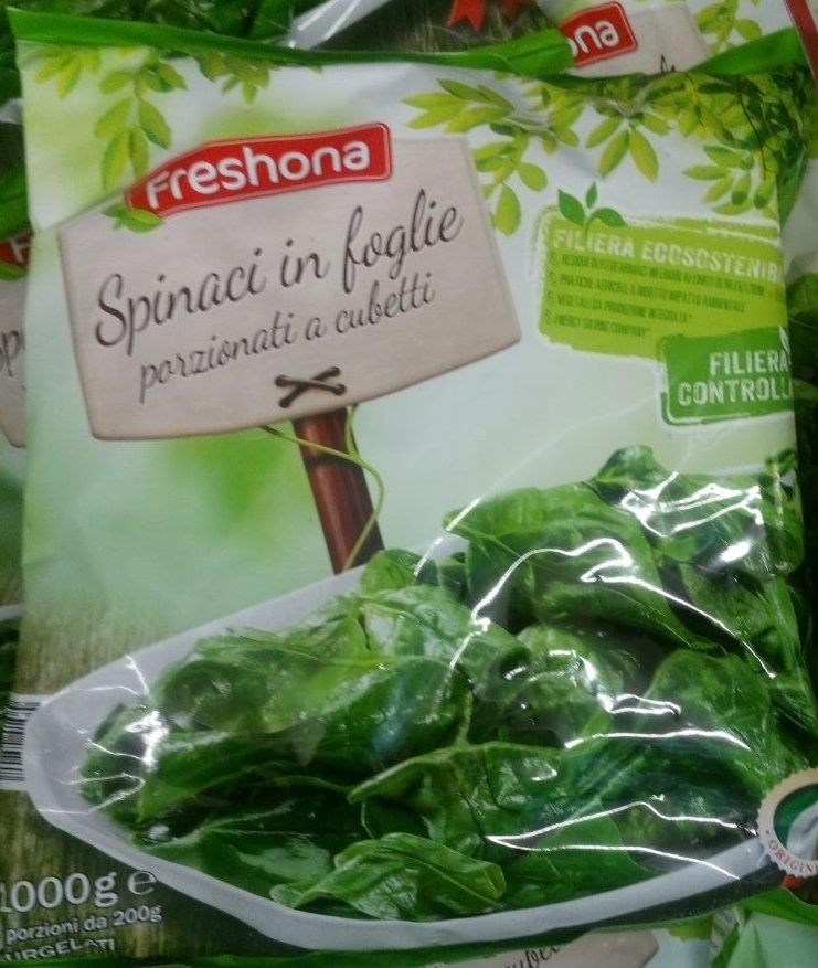 Tutto Discount: Freshona - Spinaci in foglie porzionati a cubetti - LiDL
