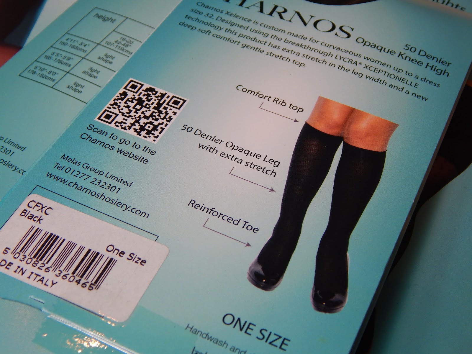 Charnos Xelence Plus Size Tights
