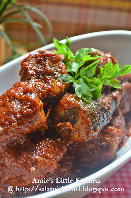 Nasi Kuning Sambal Ikan Kayu - Amie's Little Kitchen