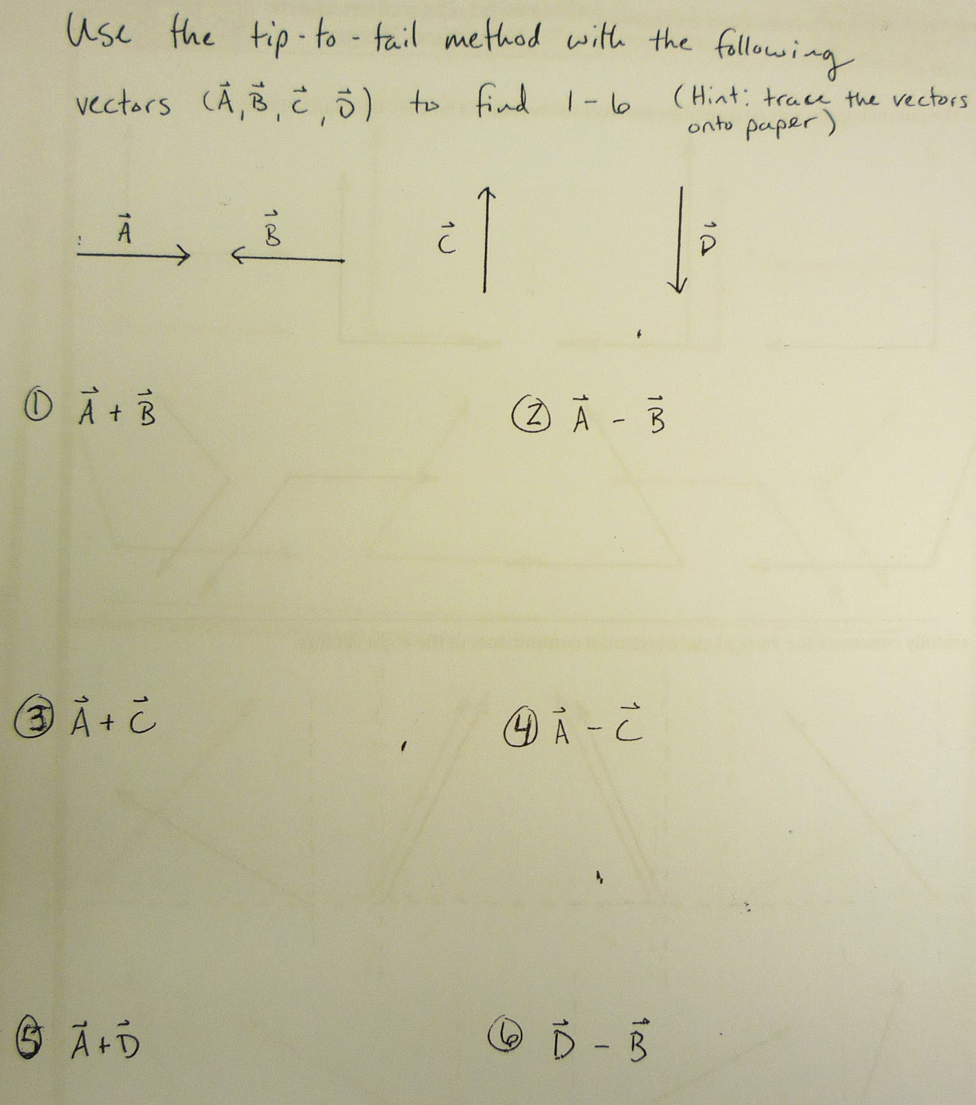 Physics at Desert View High School: Honors: Adding Vectors Graphically