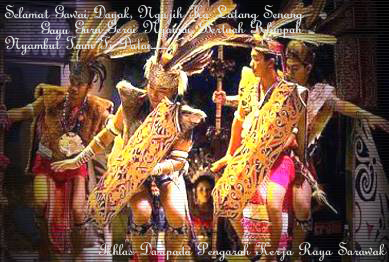 CORPORATE COMMUNICATION & ICT: Gawai Greeting From Director Of PWD Sarawak