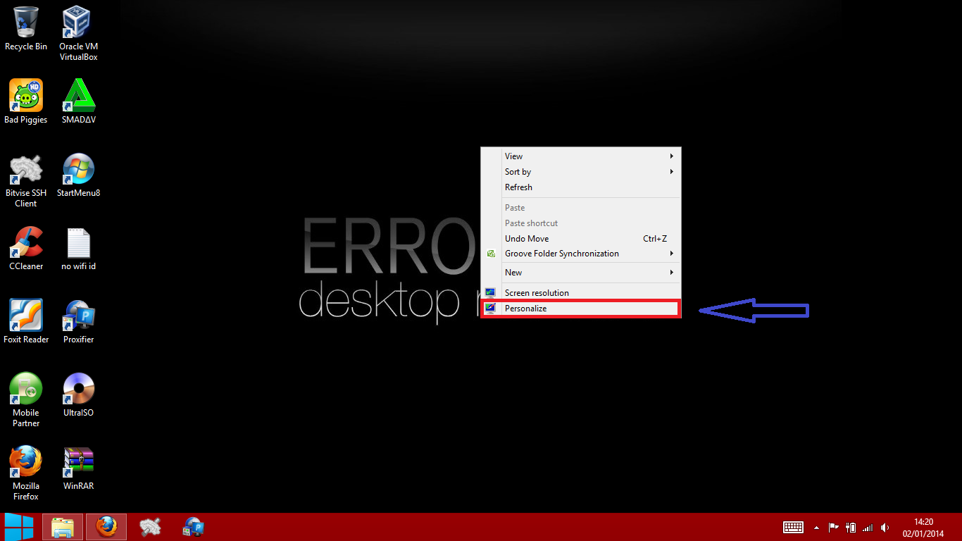 Cara Membuat Tampilan Tema Hitam Pada Windows 8 | Blog Mang Ade