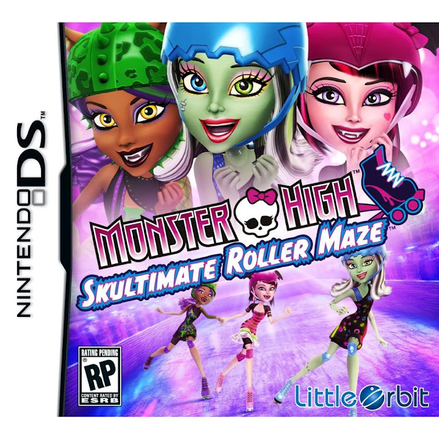Monster High: Jogo Monster High skultimate roller maze Pra Nintendo Ds
