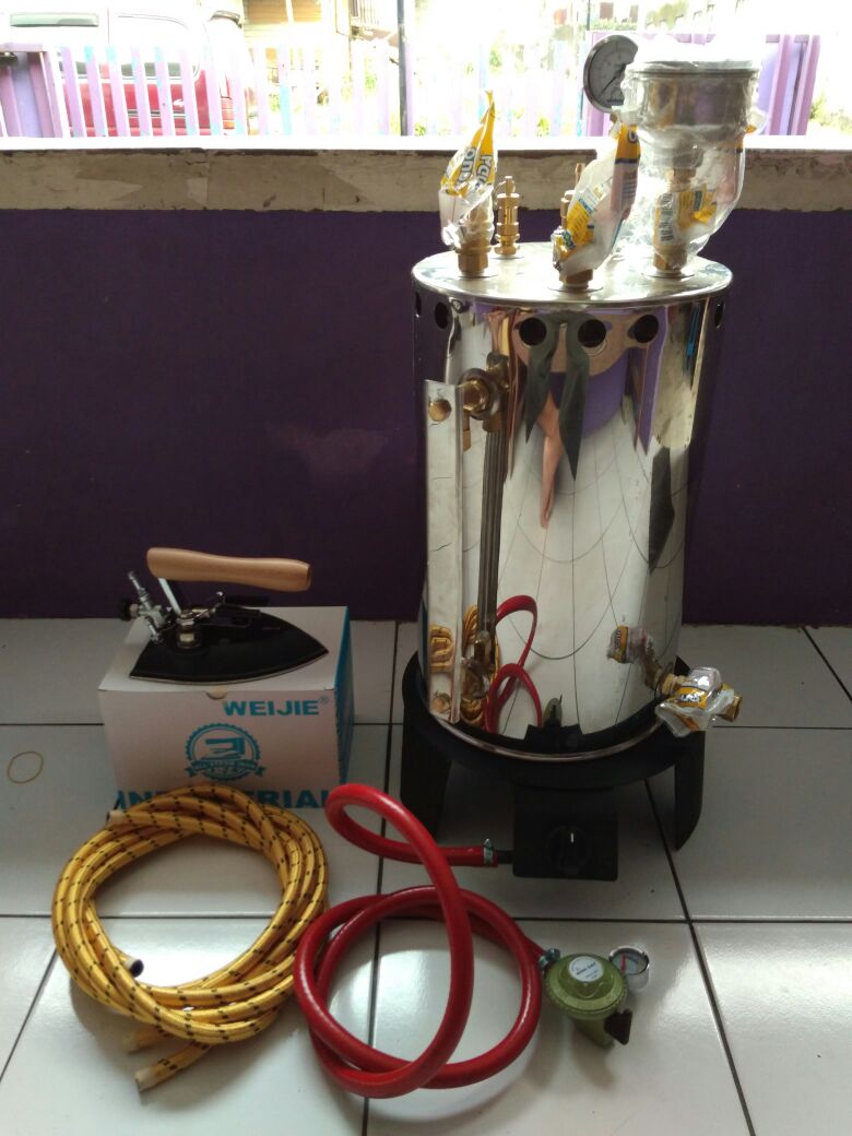 NATURA CHEMICAL LAUNDRY: SETRIKA UAP BOILER