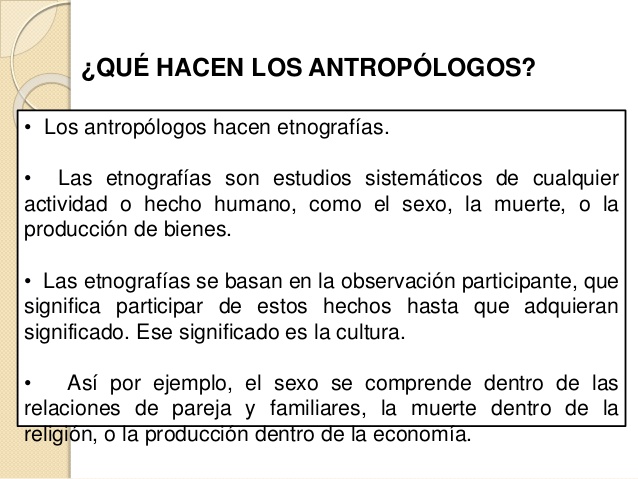 La Cultura MÉtodos Y TÉcnicas De La InvestigaciÓn AntropolÓgica