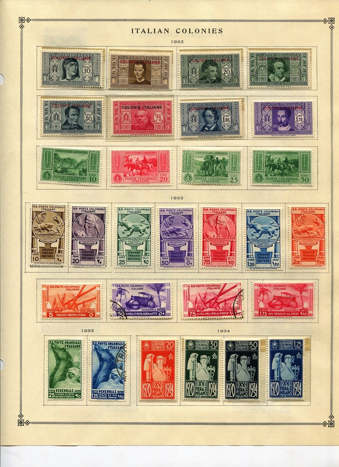 Big Blue 1840-1940: Italian Colonies - Bud's Big Blue