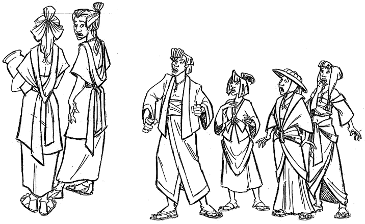 Flooby Nooby: Atlantis - Model Sheets/Character Layout