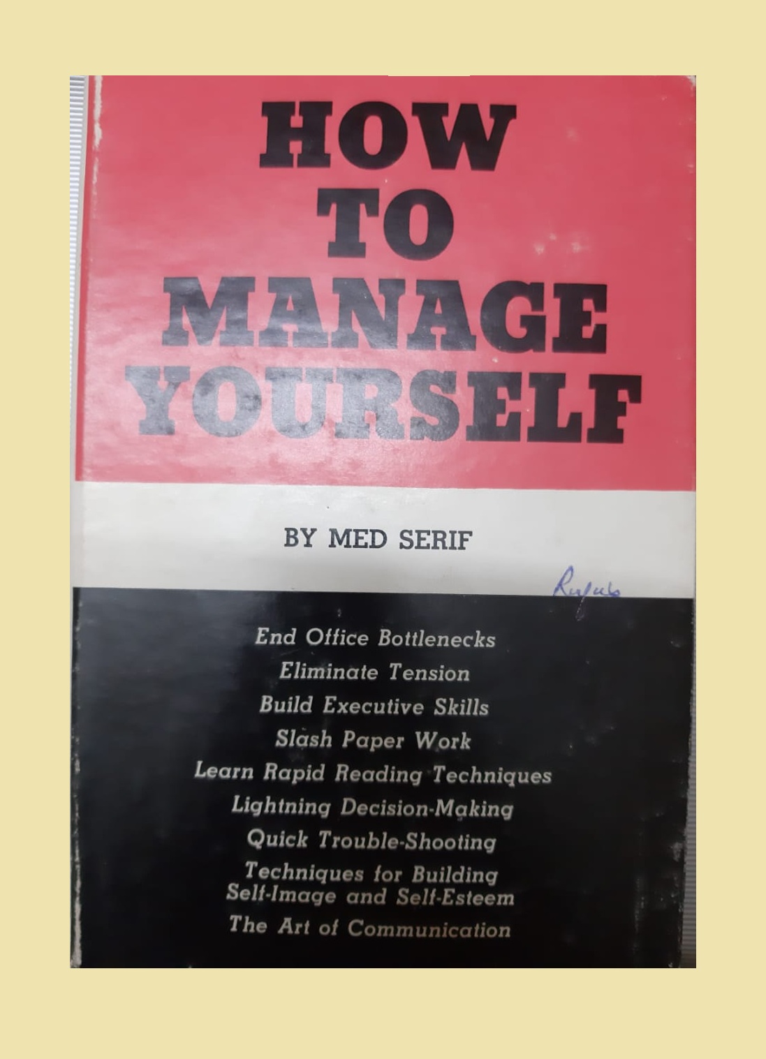 Literary Musings ...: How to Manage Yourself!