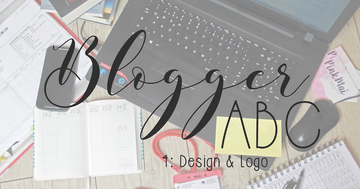 Blogger ABC - Design & Logo - Pink Mai Books