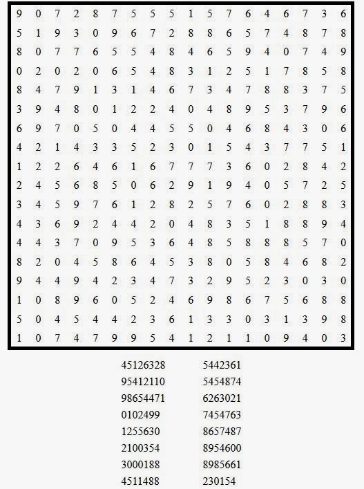 Free Printable Word Search And Sudokus Number Search Puzzle 9 free-printable-word-search-and-sudokus-number-search-puzzle-9