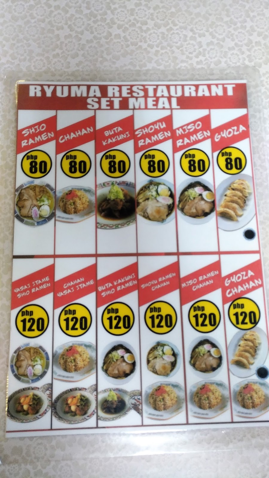 Wandering Cheeky Girl: "Ryuma: Mura. Masarap. Daw" : OONGA!