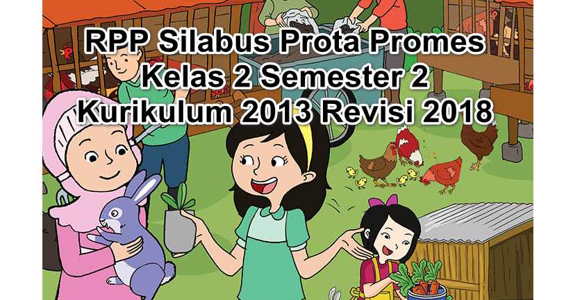 RPP Silabus Prota Promes Kelas 2 Semester 2 K13 Revisi 2018 - Madrasah Kurikulum 2013
