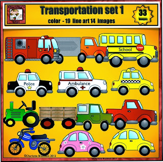 Charlotte's Clips and Kindergarten Kids: Quick Look at Clip Art Sets