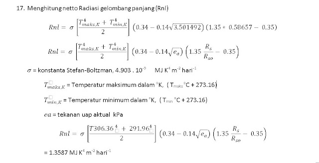 joko suryanto: Calculation Penman-Monteith evapotranspiration reference ...