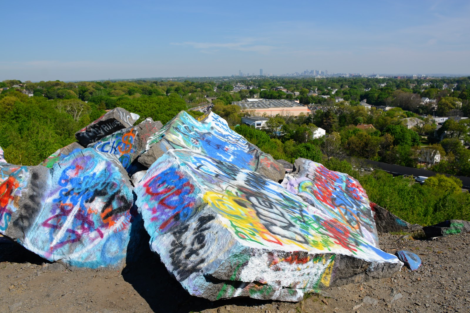 Quincy Quarries Reservation - A Multi-Colored, Open-Air Museum of Sorts!