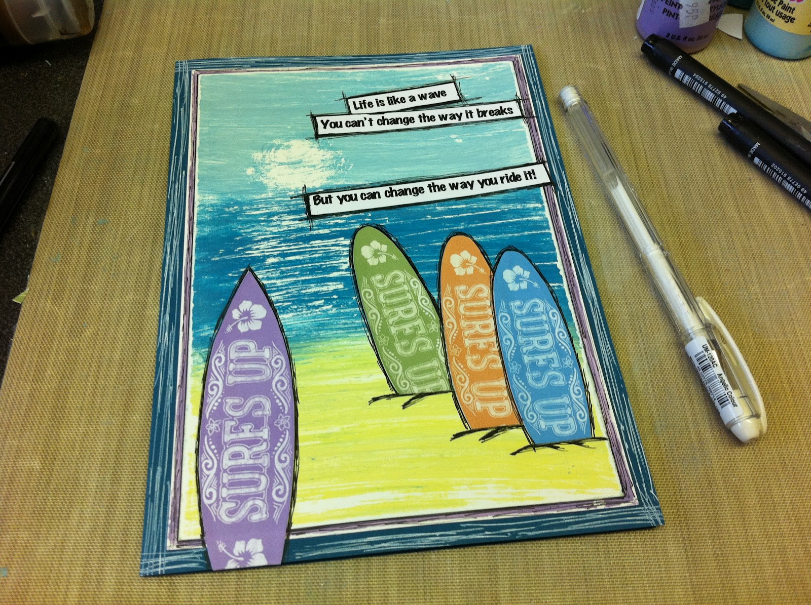 The Craft Project: Surfs Up Card
