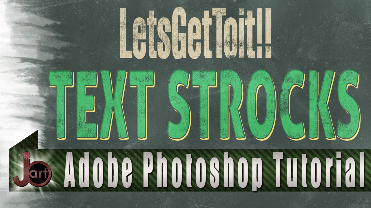 Text Strokes effect using smart objects | Adobe Photoshop Tutorial | dR Design Resources