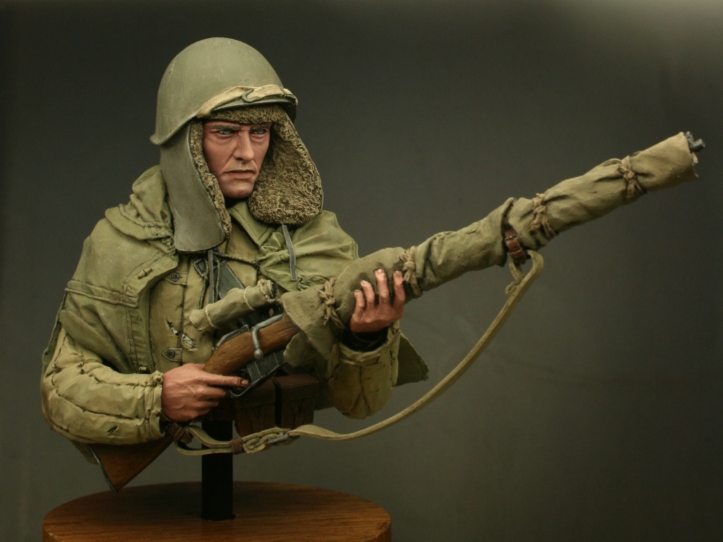Completed - RUSSIAN SNIPER | planetFigure | Miniatures