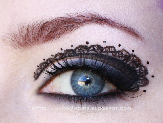 Madam Noire Makeup Studio: Lace eyes