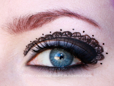 Madam Noire Makeup Studio: Lace eyes
