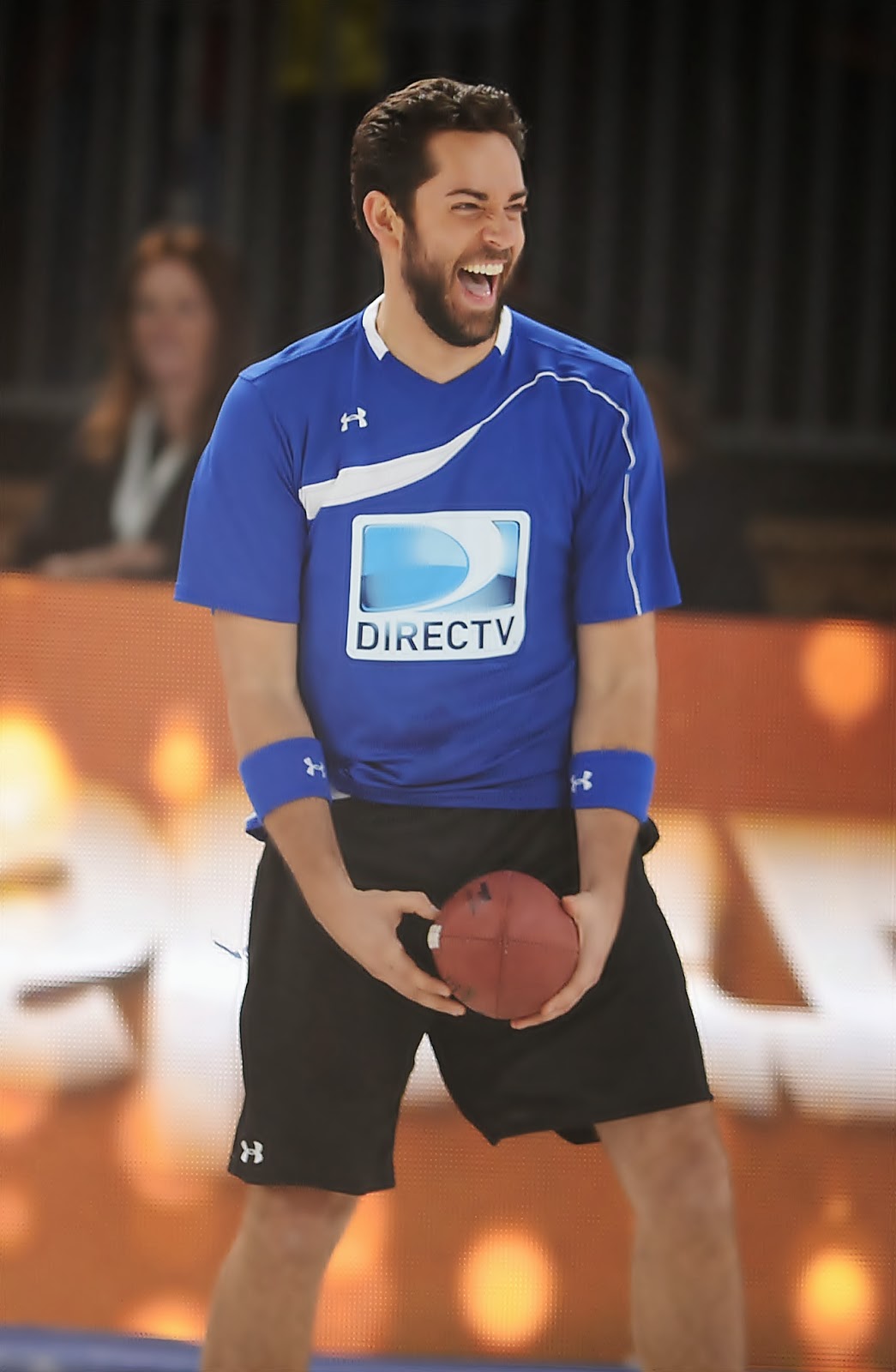 Zachary Levi At Direct TV Beach Bowl 2014 ~ Zachary Levi Star