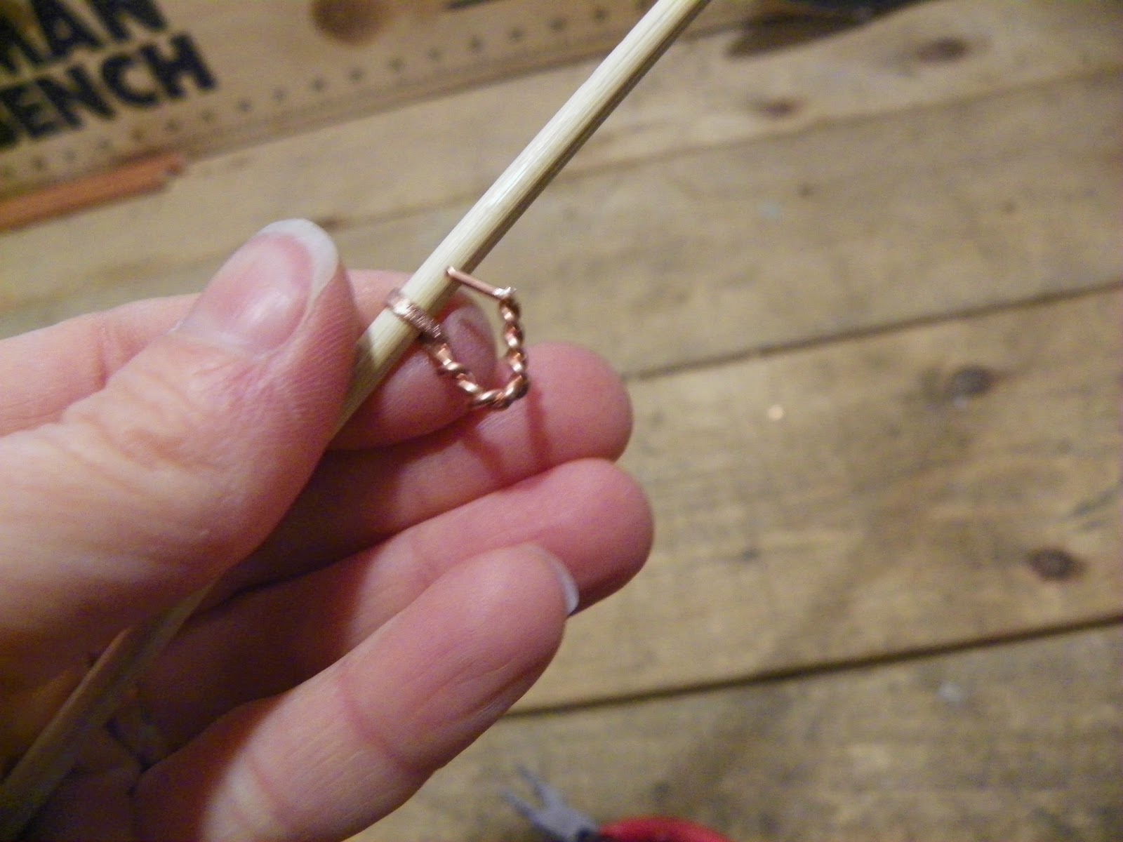 Karen Makes Stuff: Copper Bail Tutorial