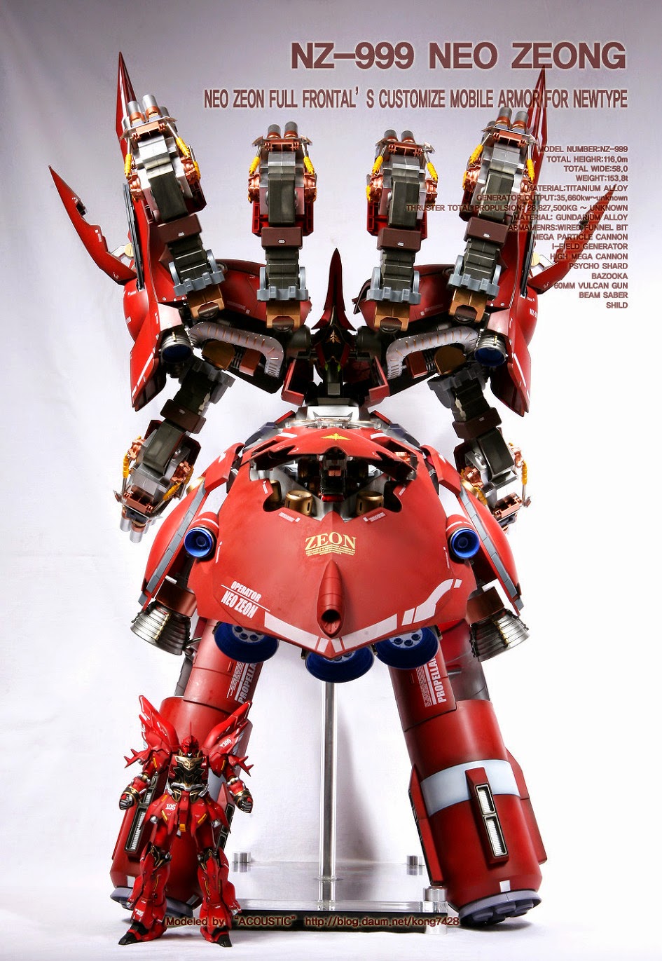 Custom Build: HGUC 1/144 NZ-999 Neo Zeong "Open Hatch Presentation"