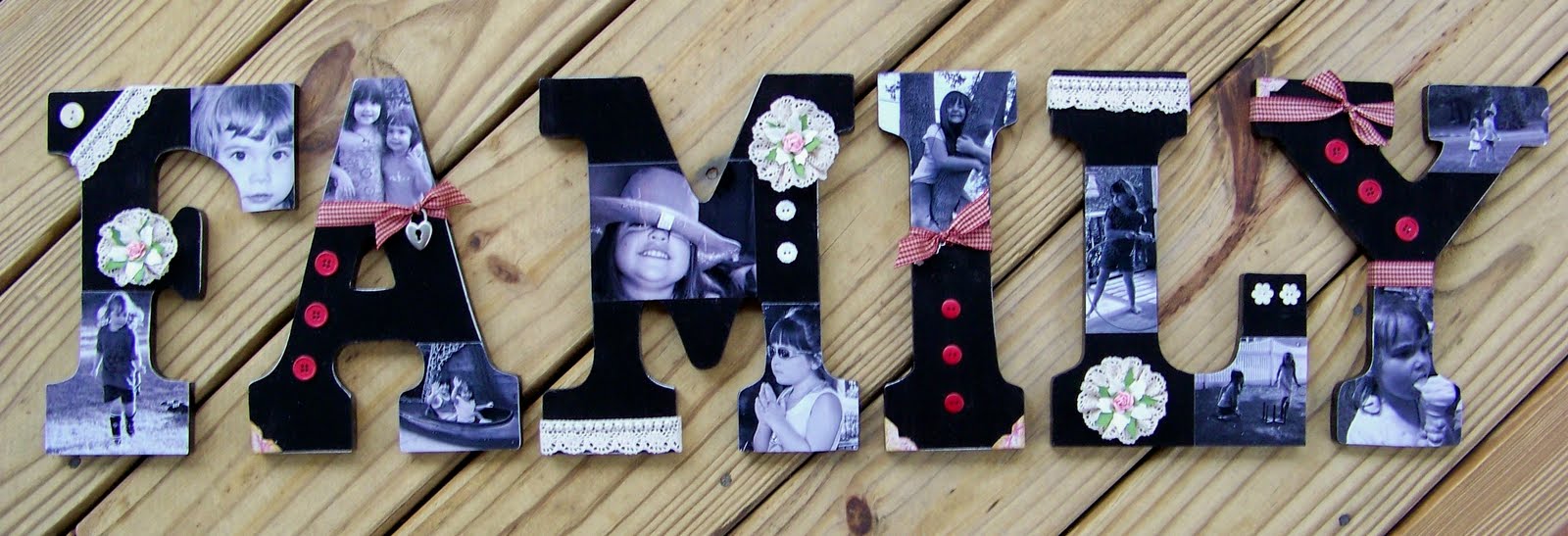 StuckOnUSketches: Decoupaged wooden letters tutorial 6/17