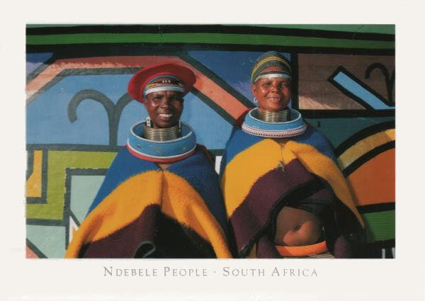 A Postcard a Day: Ndebele people