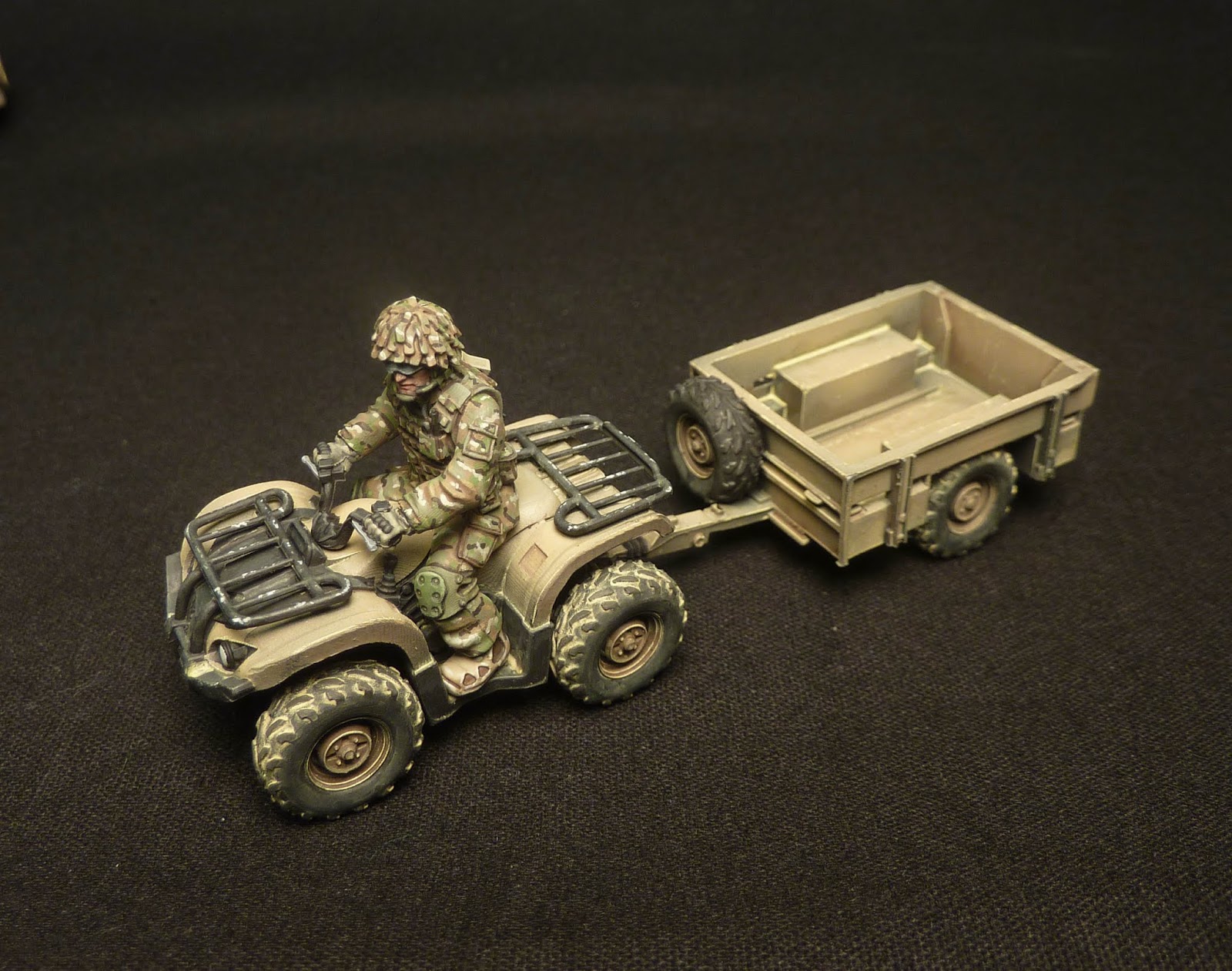 dwartist's painting blog: WIP: 'Courage in Contact' British Army Quads...