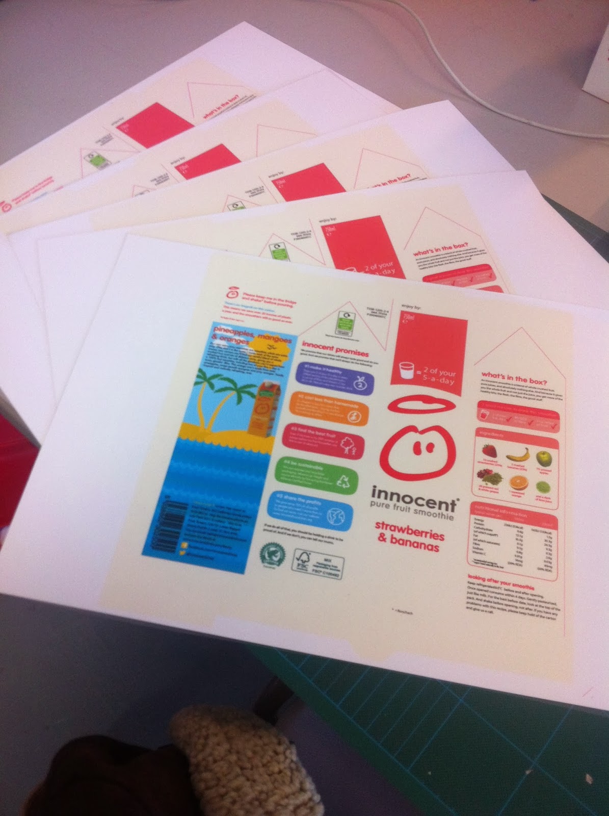 Extended Practice : Innocent Drinks// Packaging Revisit