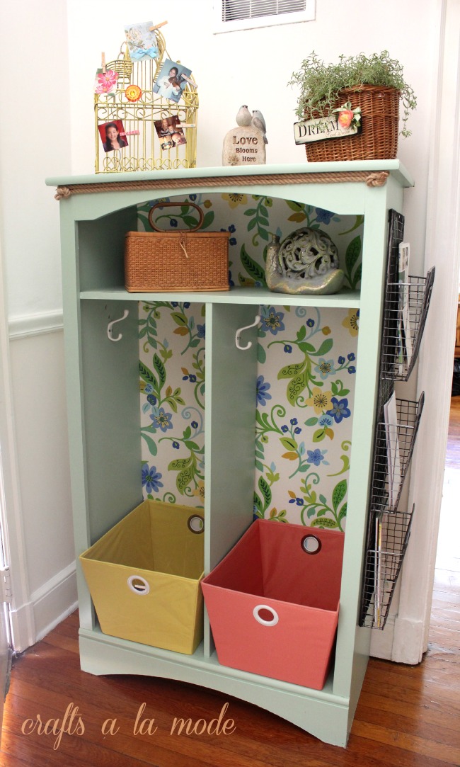 Makeover Front Hall Organizer - Crafts a la mode