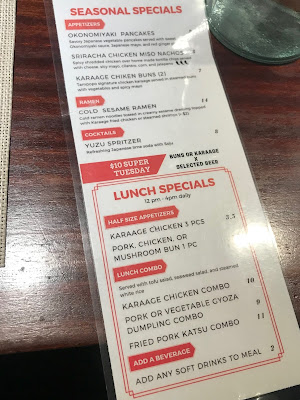 [NYC - Washington Heights] Tampopo Ramen NYC - Lunch Specials
