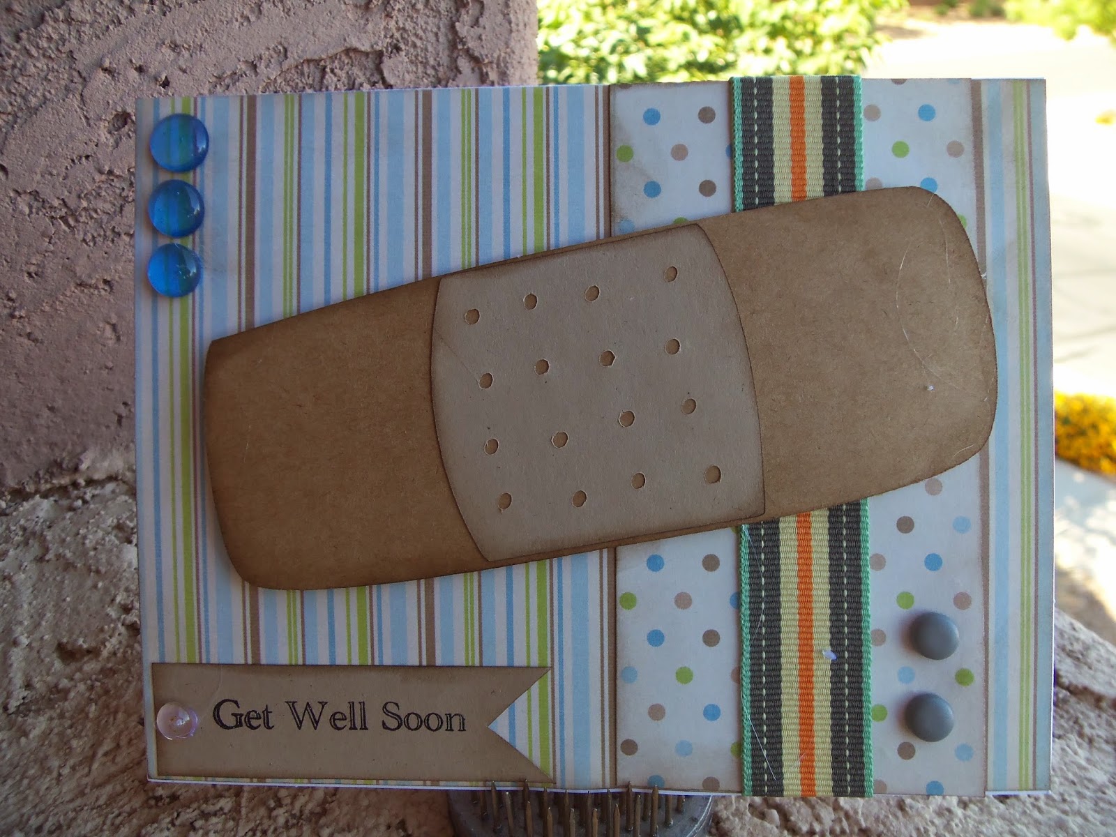 DoubleClick Connections LLC: Get Well Soon! Ouchie Band-Aid Card ...