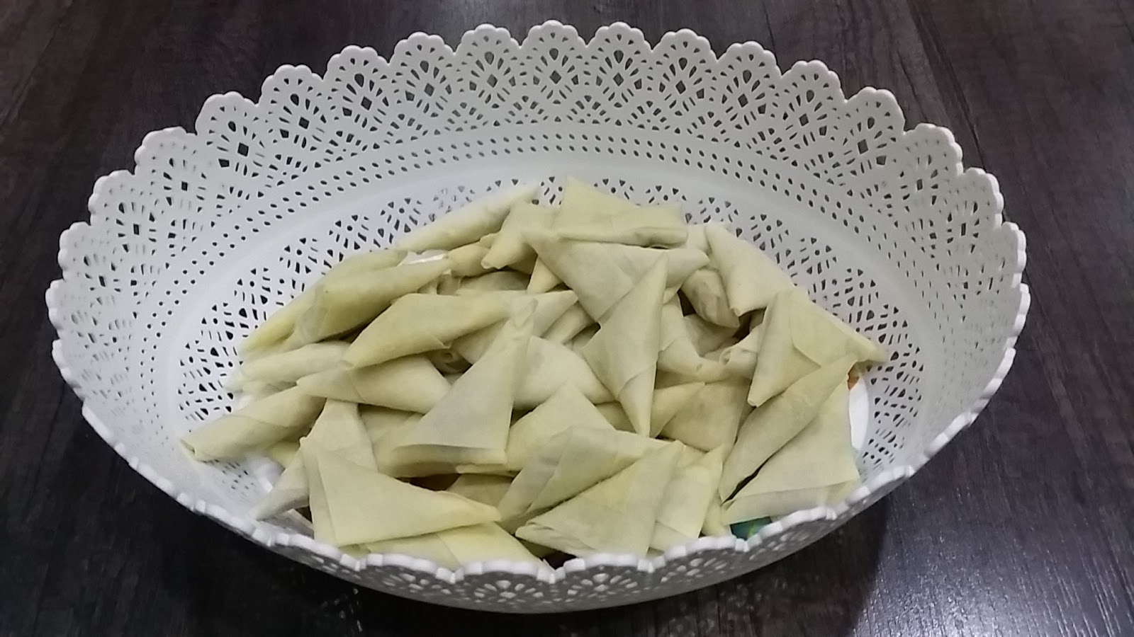 我的烘培笔记 D'Jane Bakery: Mini triangular Yam Samosa 迷你芋泥三角煎饺