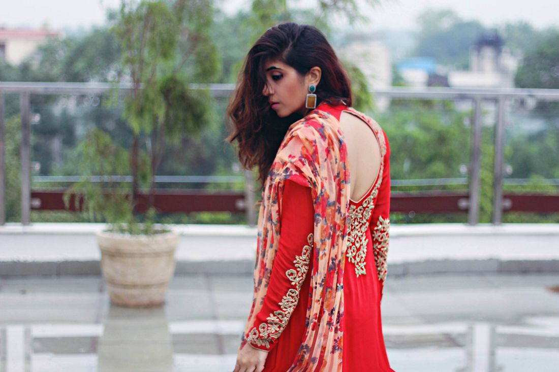 Anarkali Suit - Fiercely Indian in Red