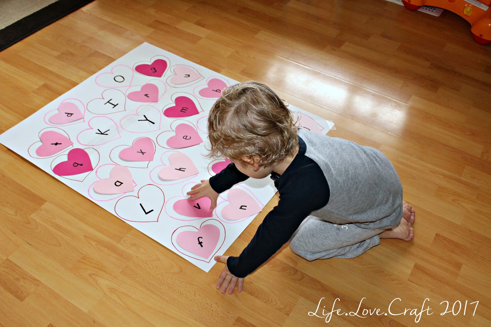 Life.Love.Craft: How to Make a Valentine's Day Themed Alphabet Matching ...